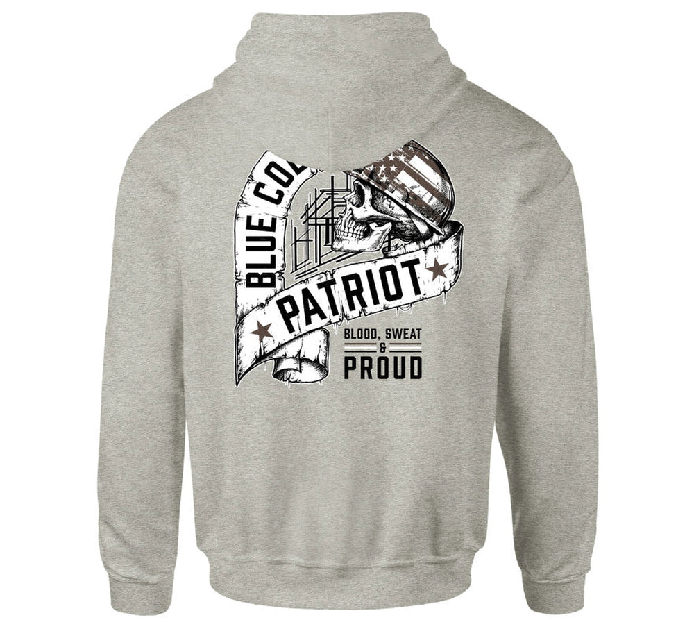 Blue Collar Blood Hood – Howitzer Clothing